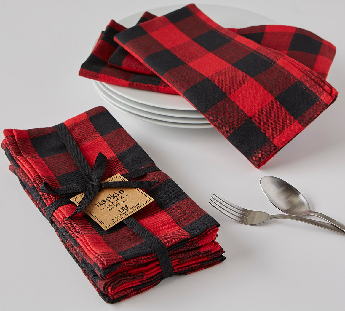 Wholesale Buffalo Check Napkin Set Of 4 – DII Home Store