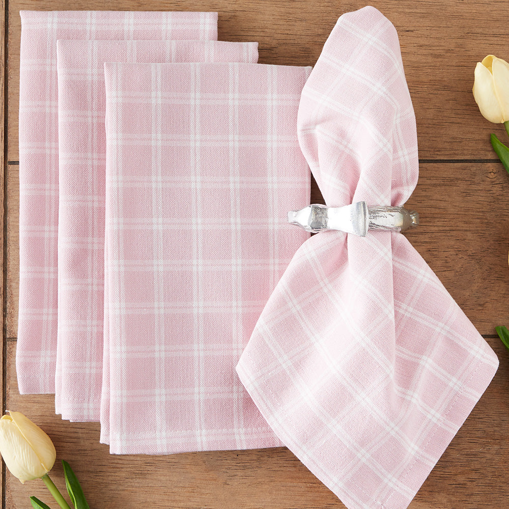 Lilac Windowpane Plaid Napkin Set – DII Home Store